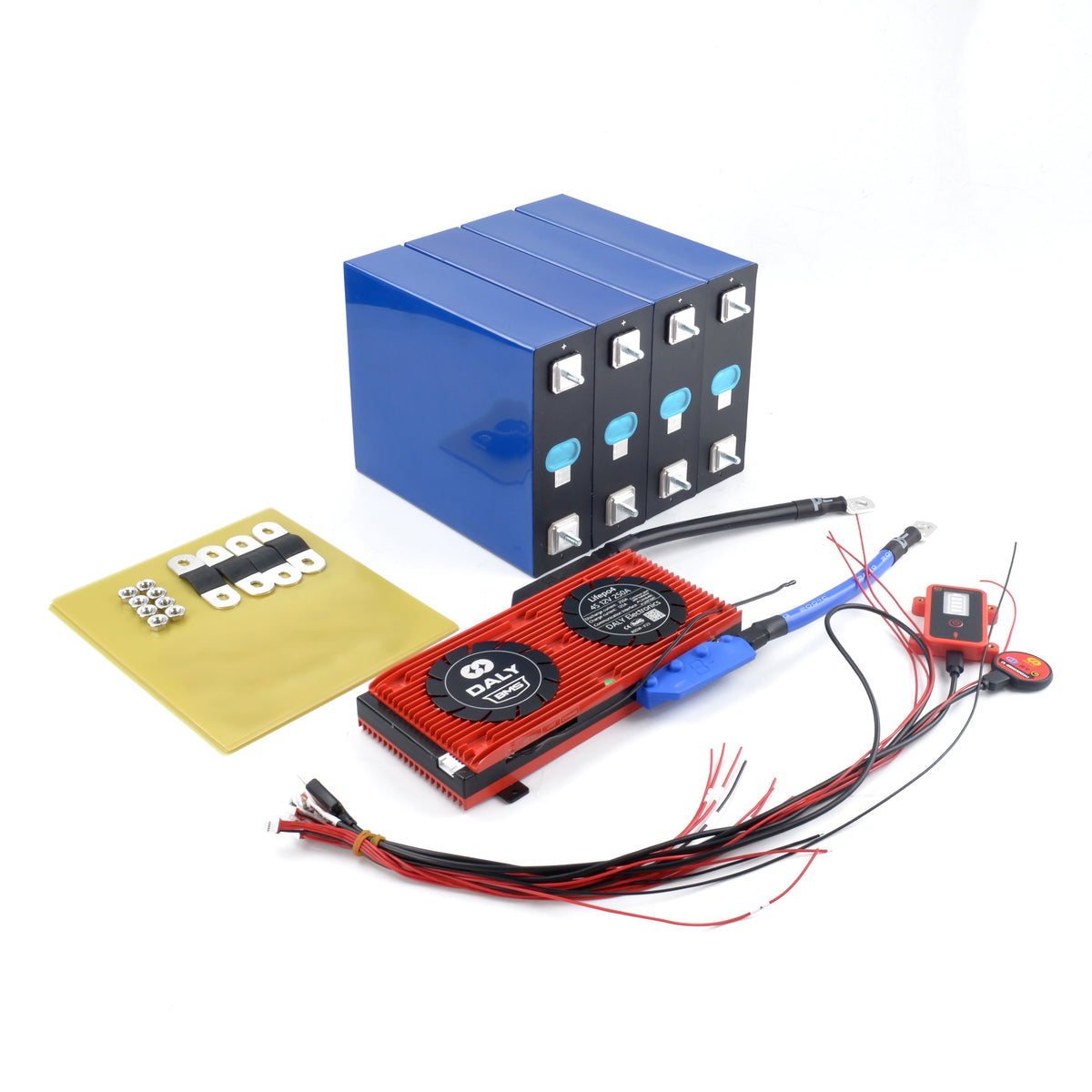 12V EVE 230Ah 2.94kWh LiFePO4 Battery Pack Kit with Smart BMS – LiFePO4 OZ